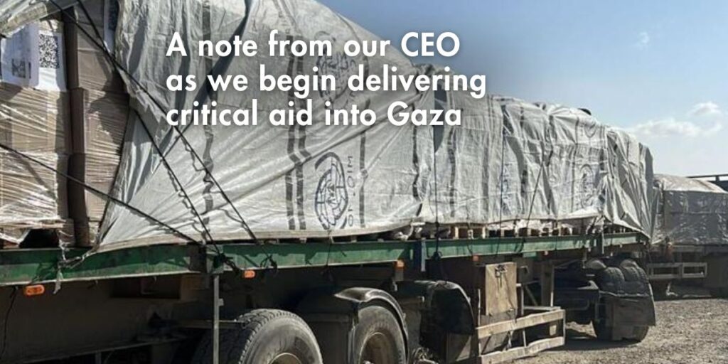 First AH&H aid convoys arrive in Gaza–much more on the way | All Hands ...